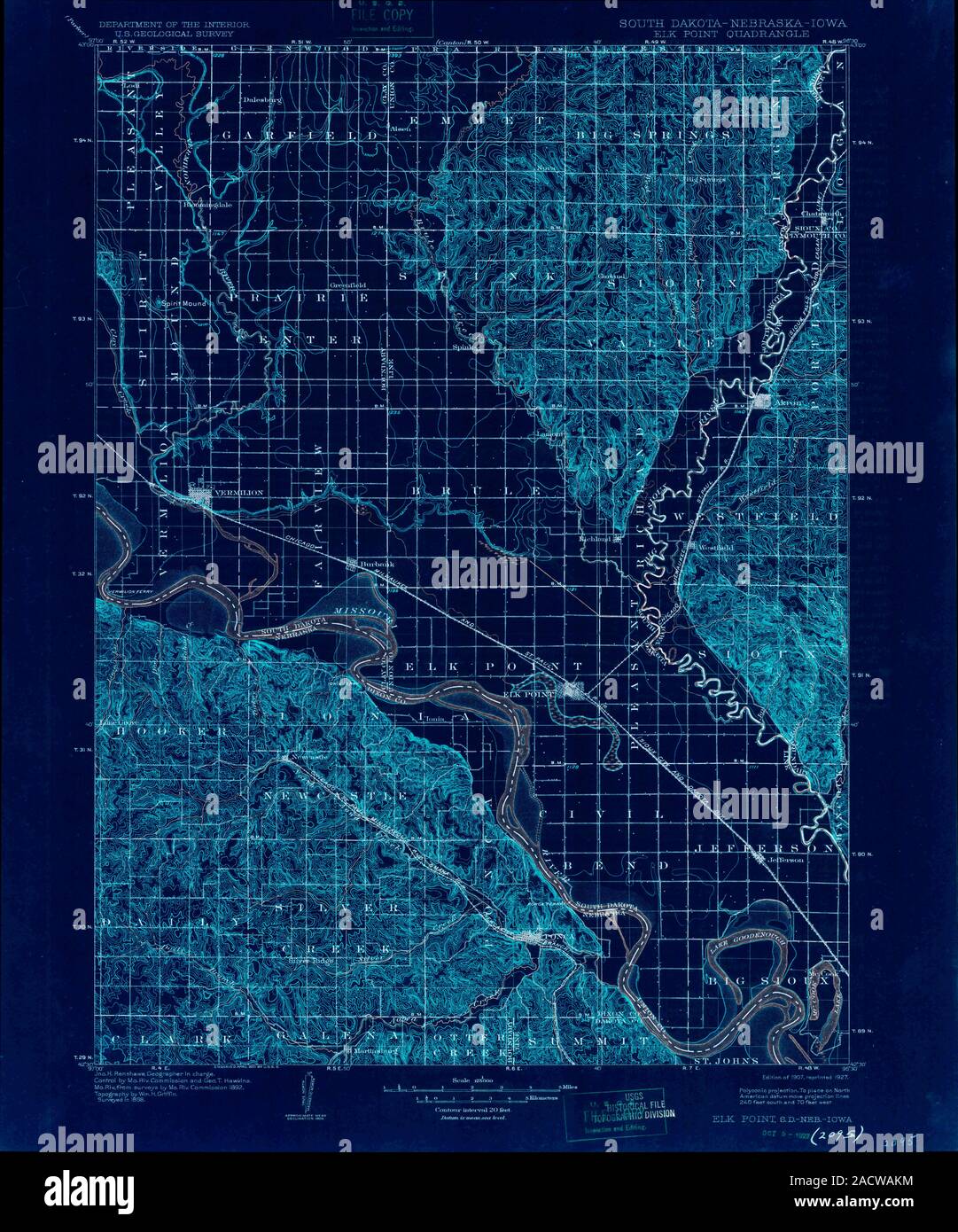 Map of elk point hi-res stock photography and images - Alamy