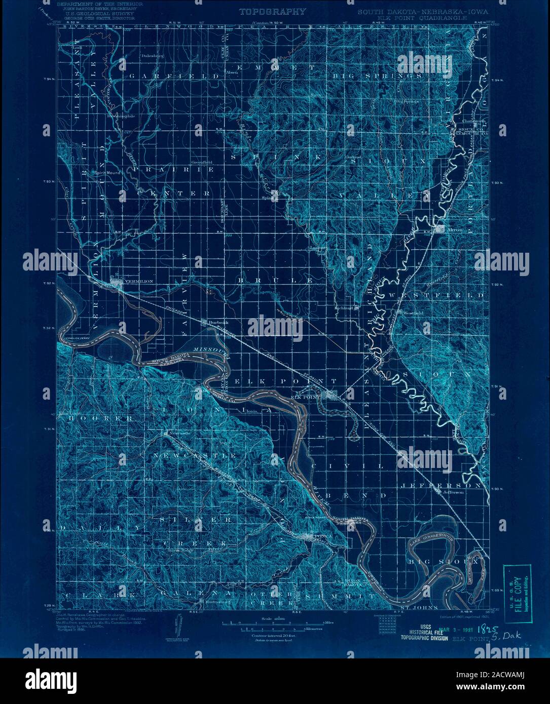Map of elk point hi-res stock photography and images - Alamy