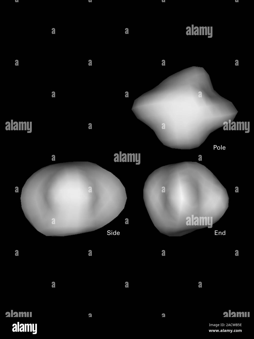 Comet 67P/Churyumov-Gerasimenko. Three three-dimensional ...