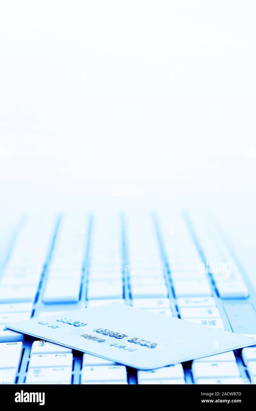 Credit Card and Keyboard Stock Photo - Alamy