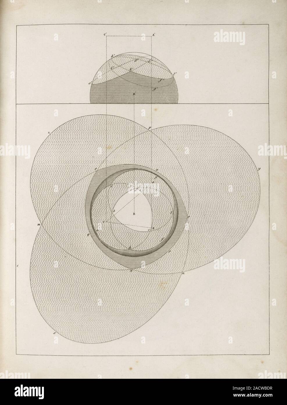 Drawing shadows. 19th-century sciagraphic projections demonstrating how ...