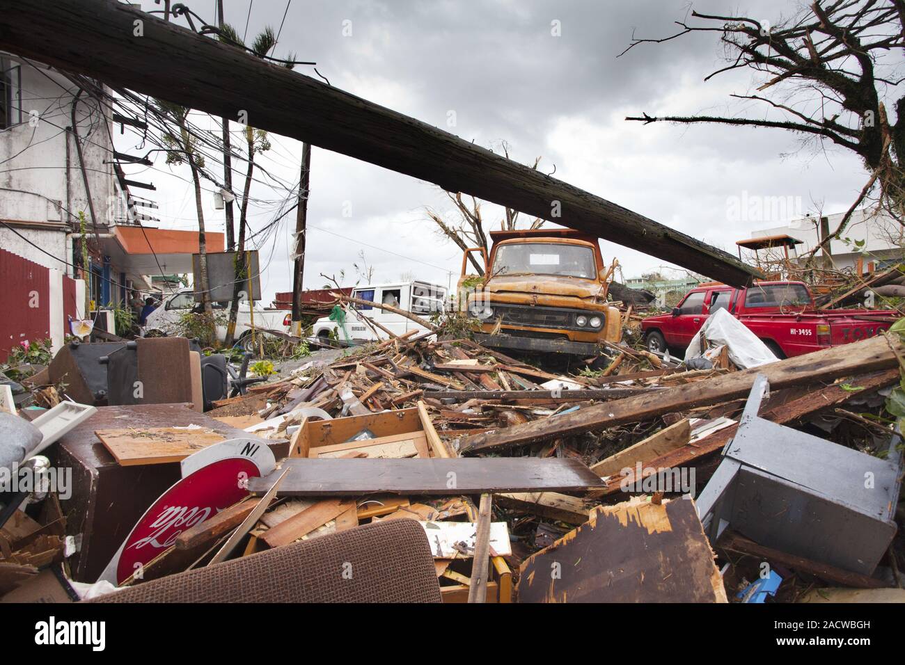 Destruction after super typhoon Haiyan. Haiyan was the strongest ...