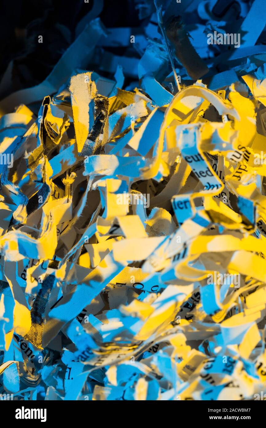Paper chips close-up view Stock Photo - Alamy