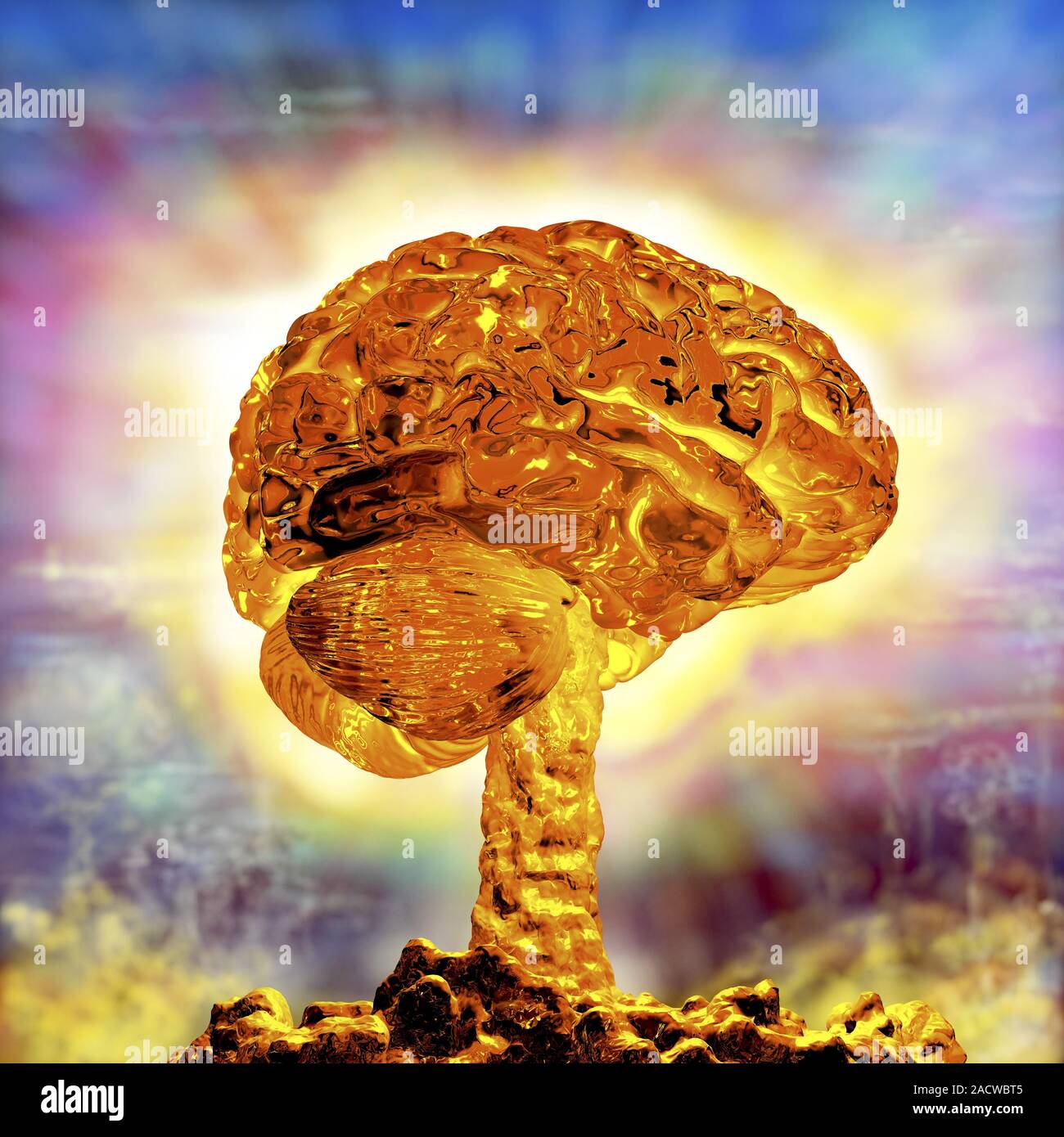This image may not be used in educational posters Brain as atomic bomb ...