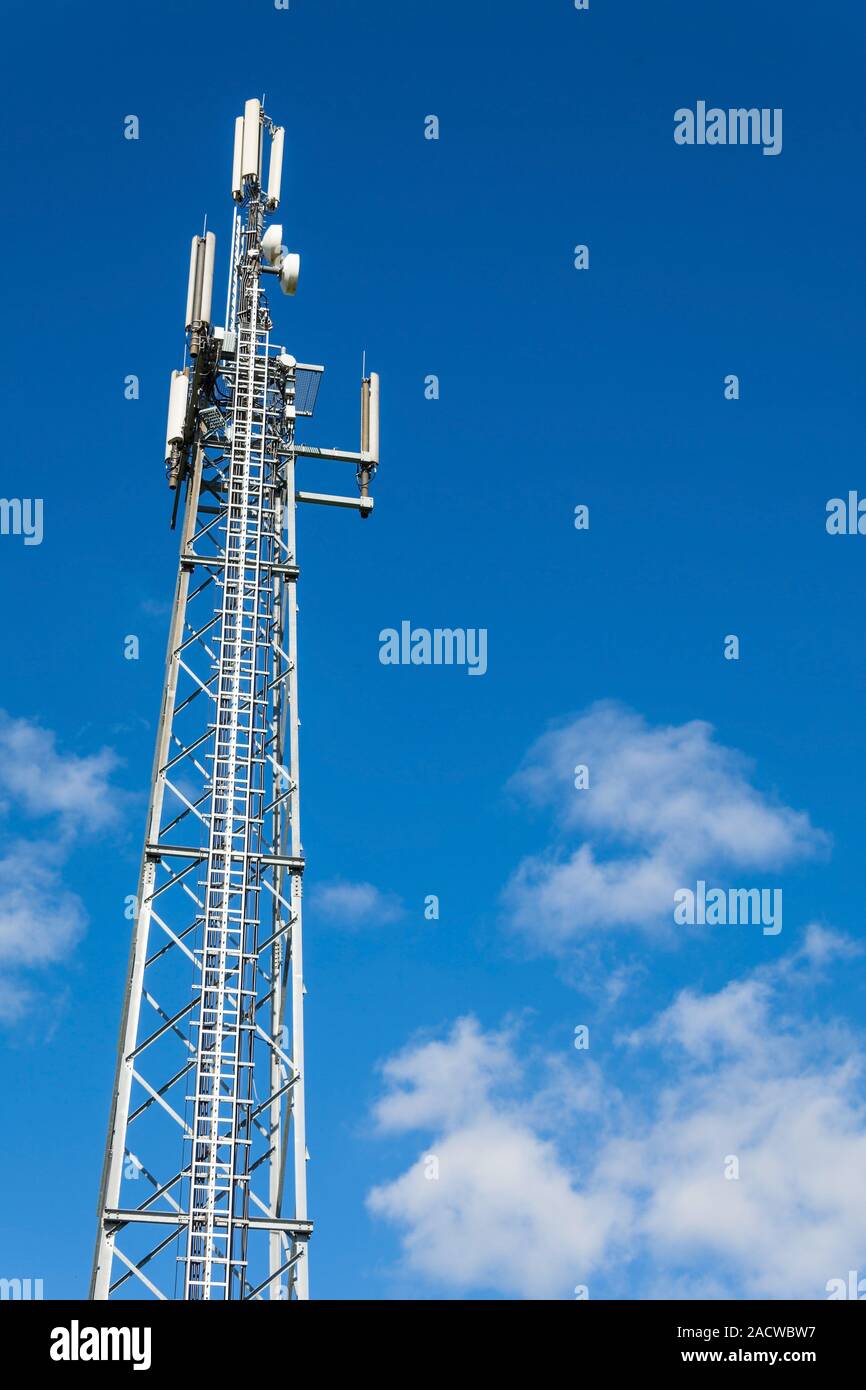 German mobile mast Stock Photo - Alamy