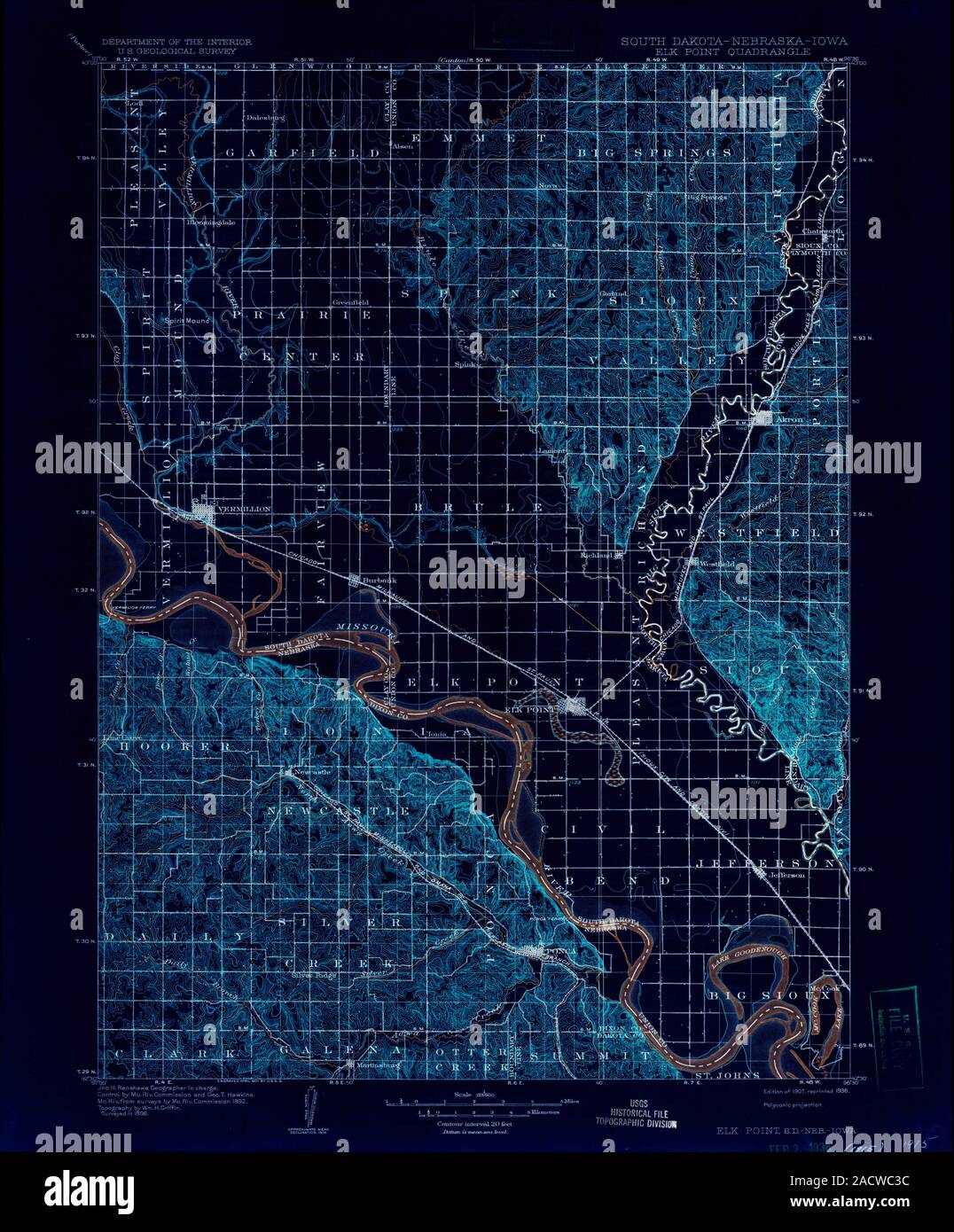 Map of elk point hi-res stock photography and images - Alamy
