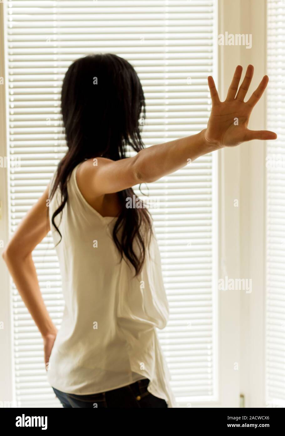 Defensive attitude hi-res stock photography and images - Alamy