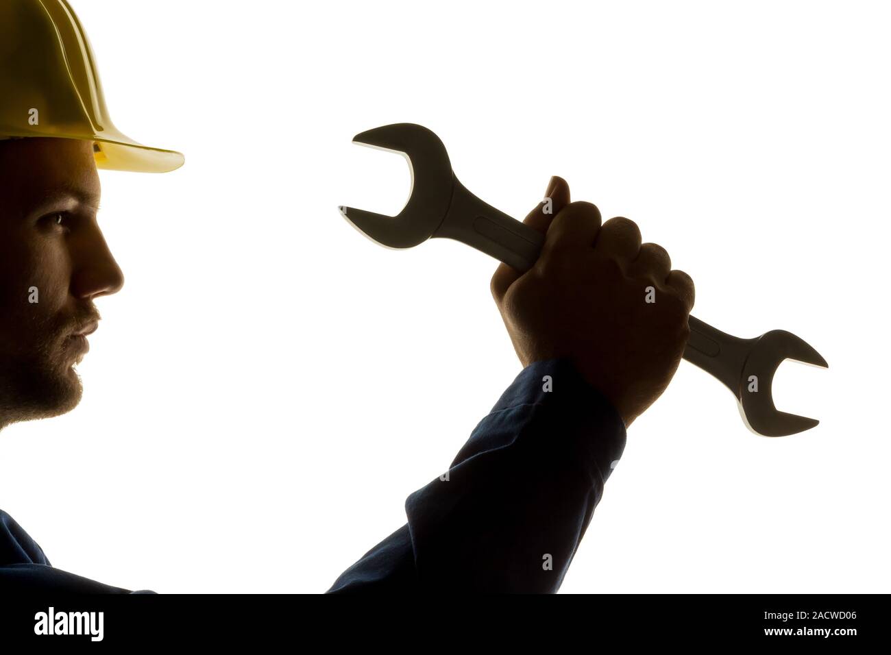Craftsman with tools Stock Photo - Alamy