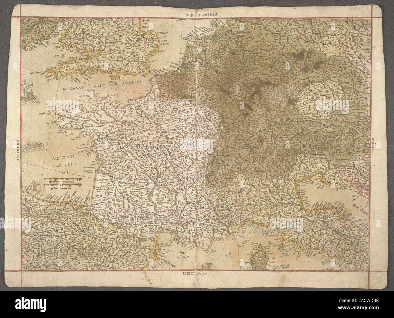 A map of Europe. Image taken from The Mercator atlas of Europe ...