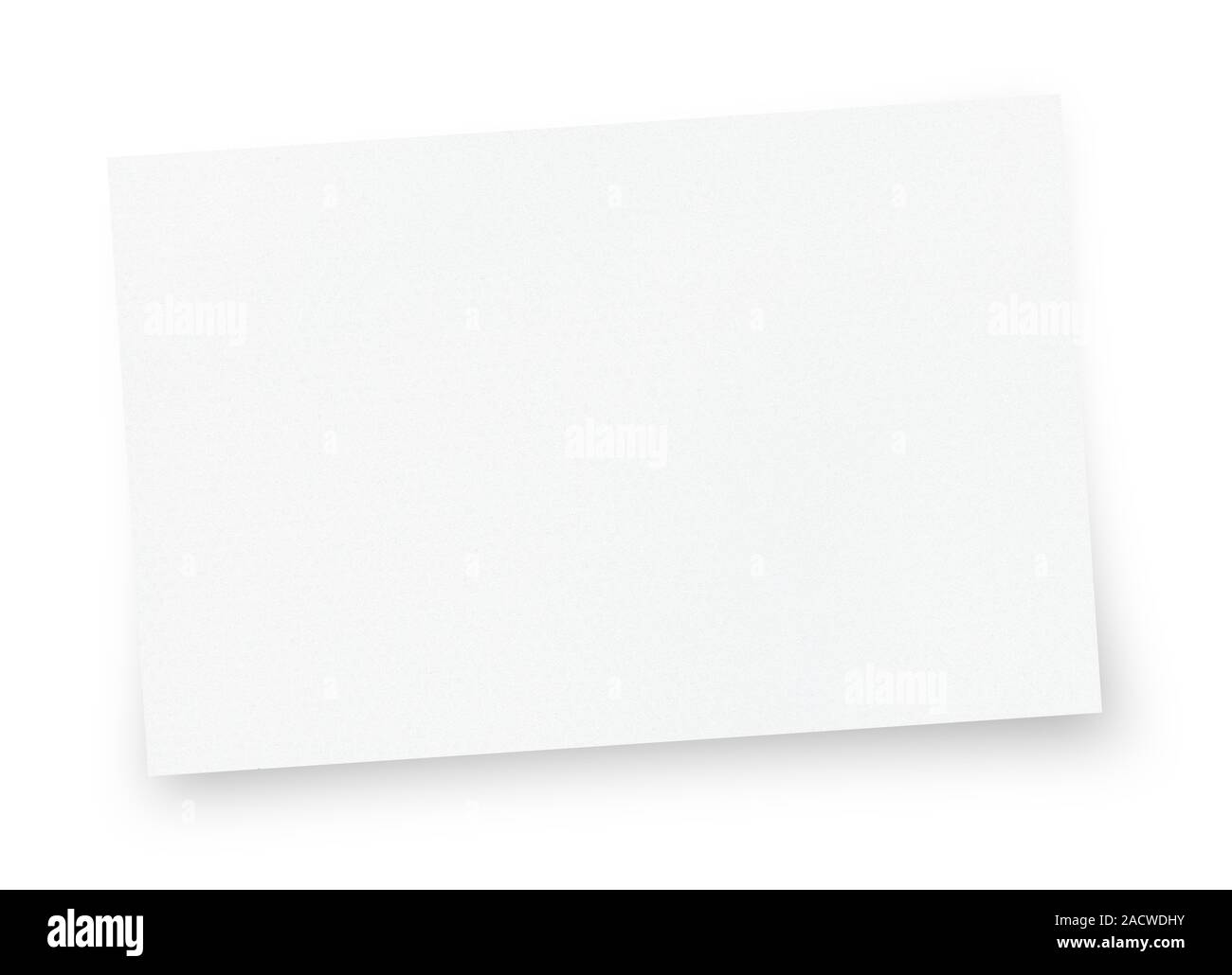 White Paper sheet - 3D illustration isolated on white background Stock ...