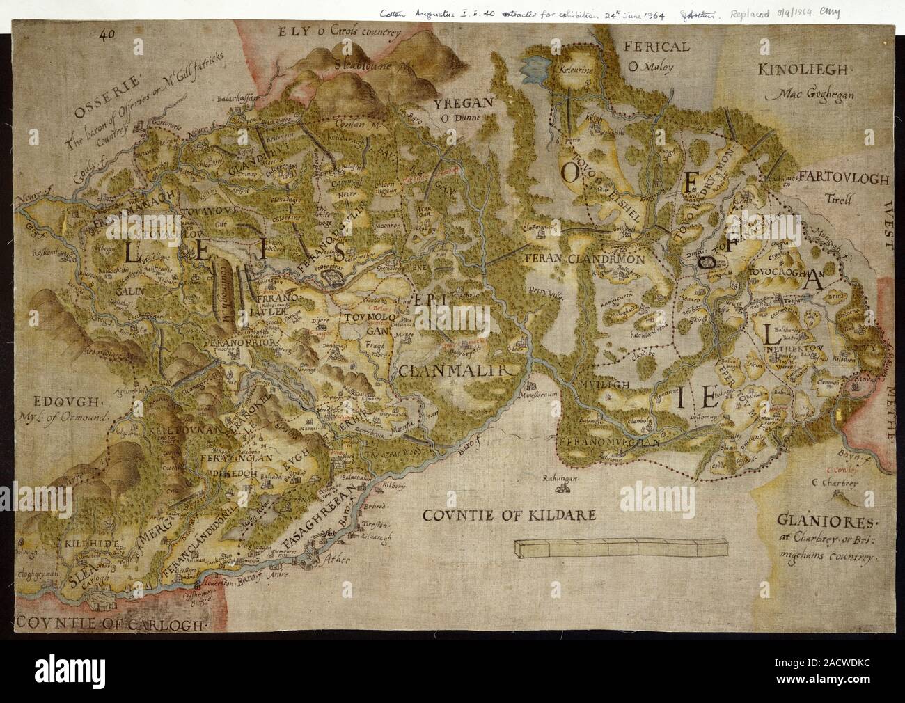 Map of Offallia, Whole map Map of King's and Queen's Counties County ...