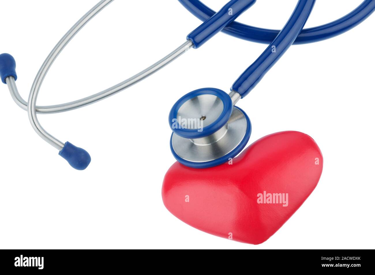 Stethoscope and a heart Stock Photo - Alamy