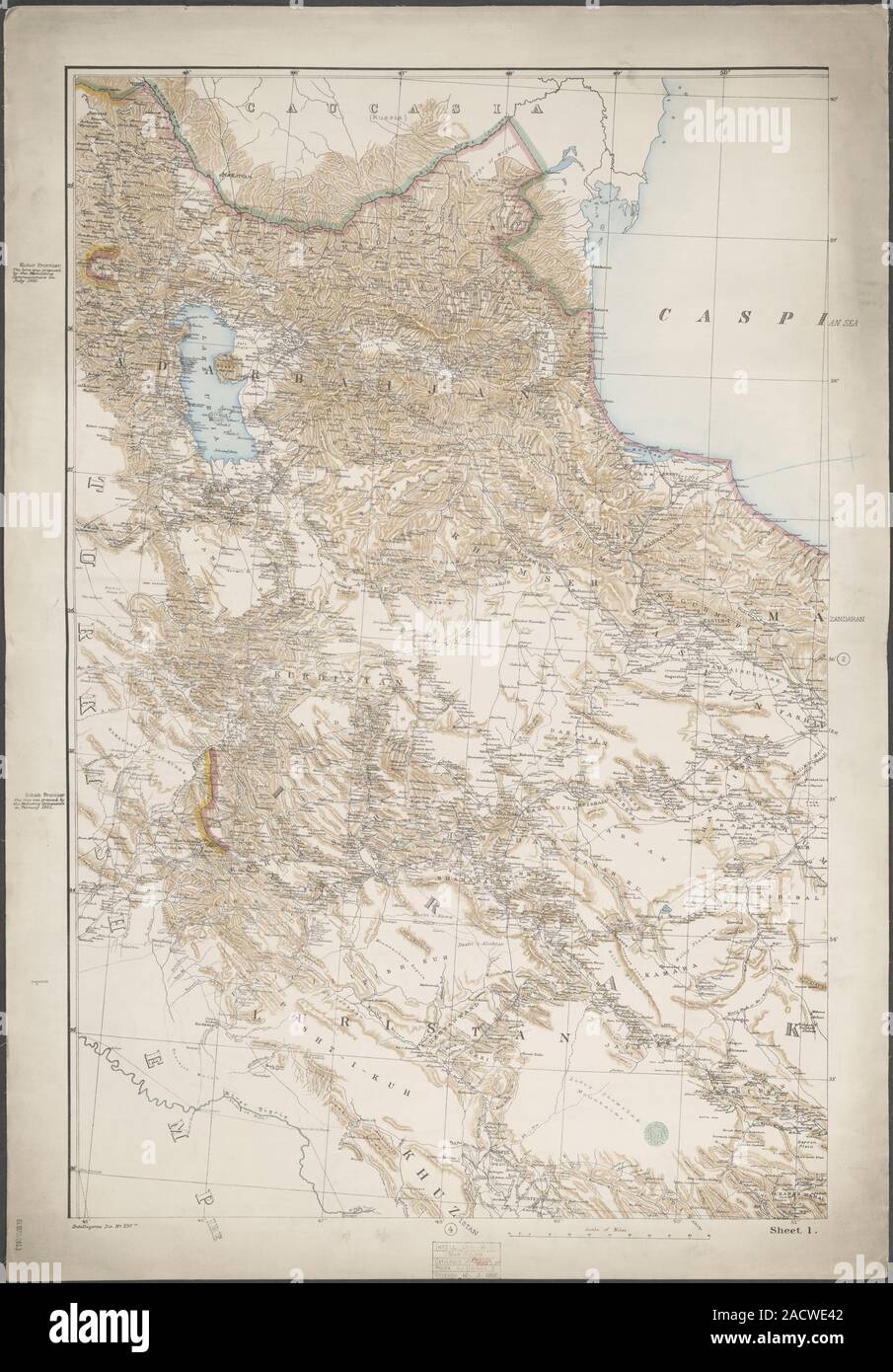 A map of Persia Stock Photo - Alamy