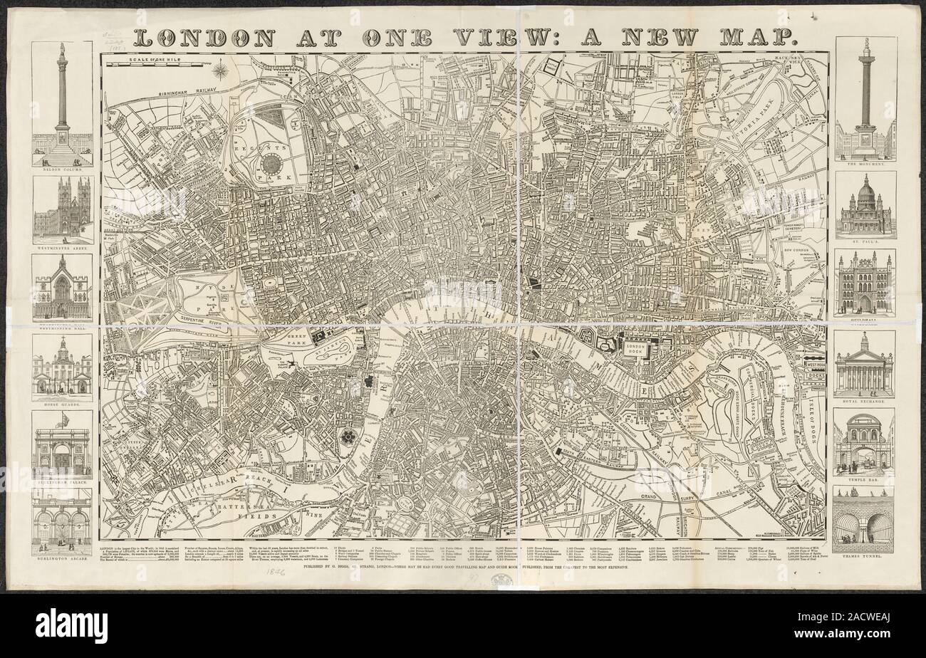 London at one view; a new map. Image taken from London at one View. A ...