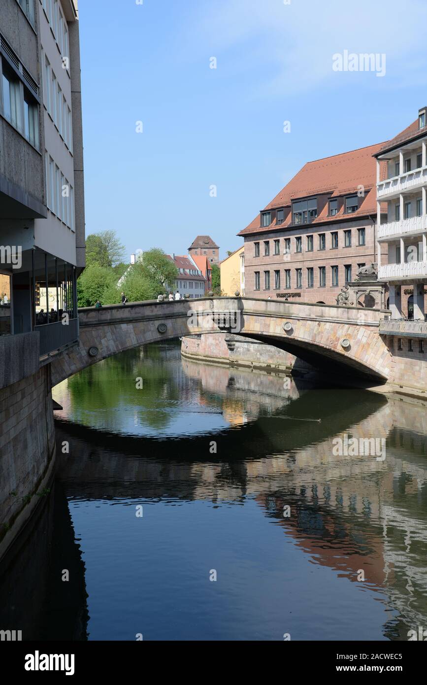 Meat bridge in Nuremberg Stock Photo - Alamy