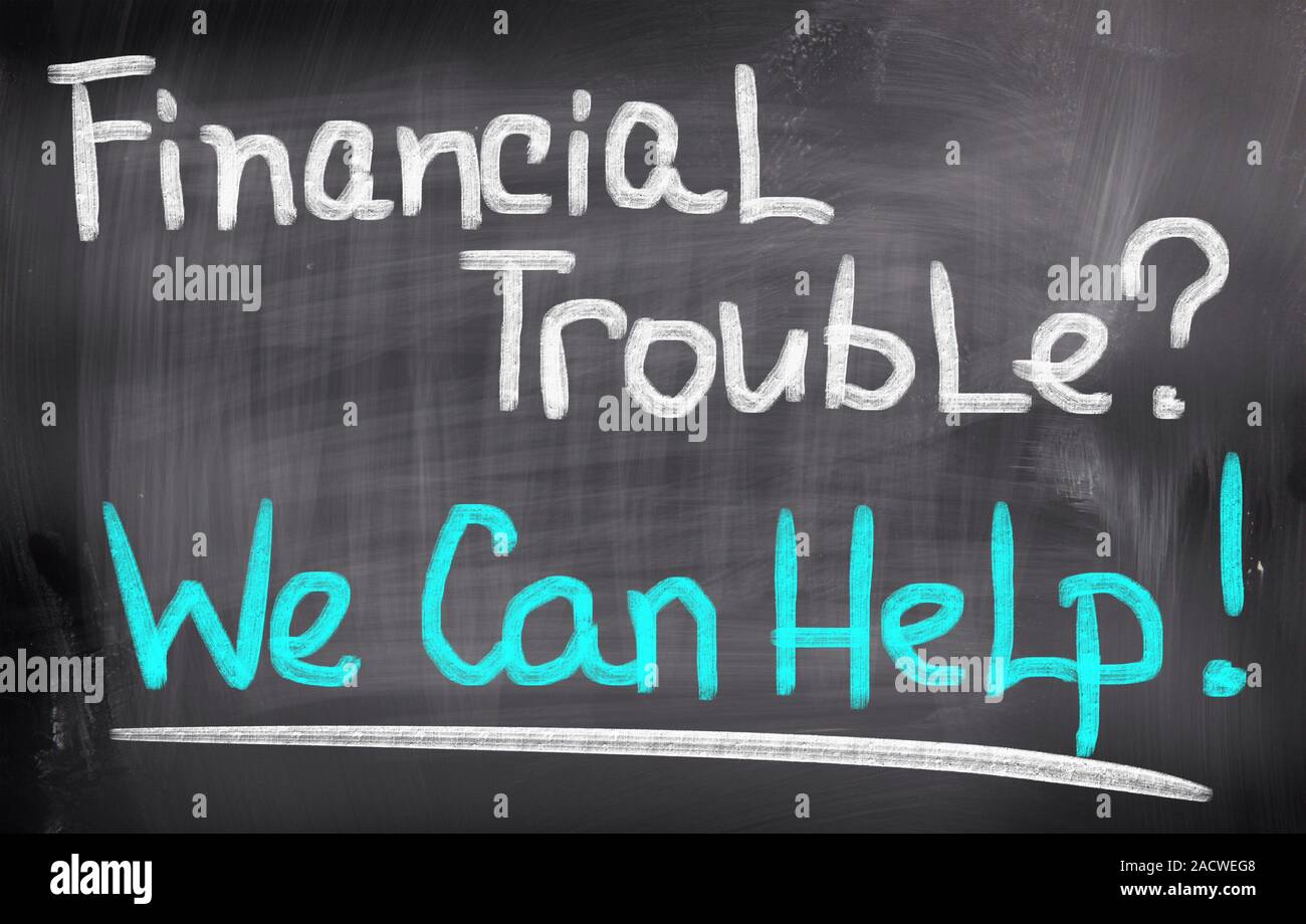 Financial Trouble Concept Stock Photo - Alamy