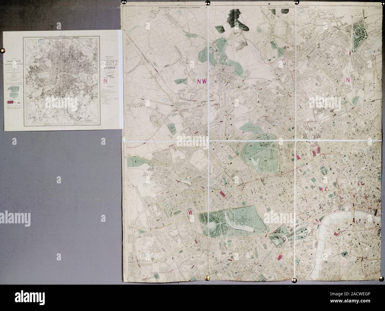 Stanford S Library Map Of London And Its Suburbs Image Taken From