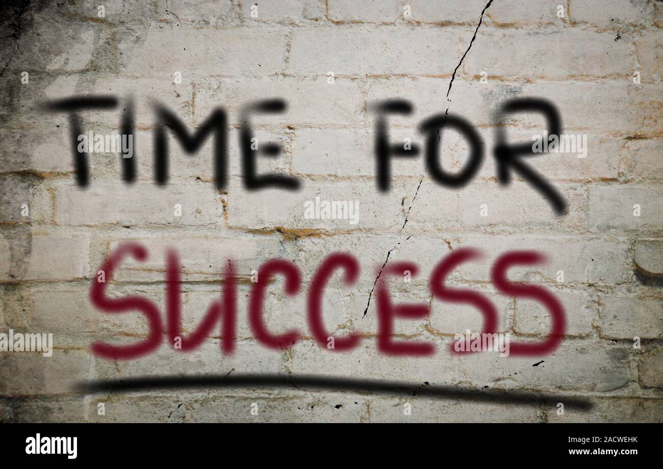 Time For Success Concept Stock Photo - Alamy