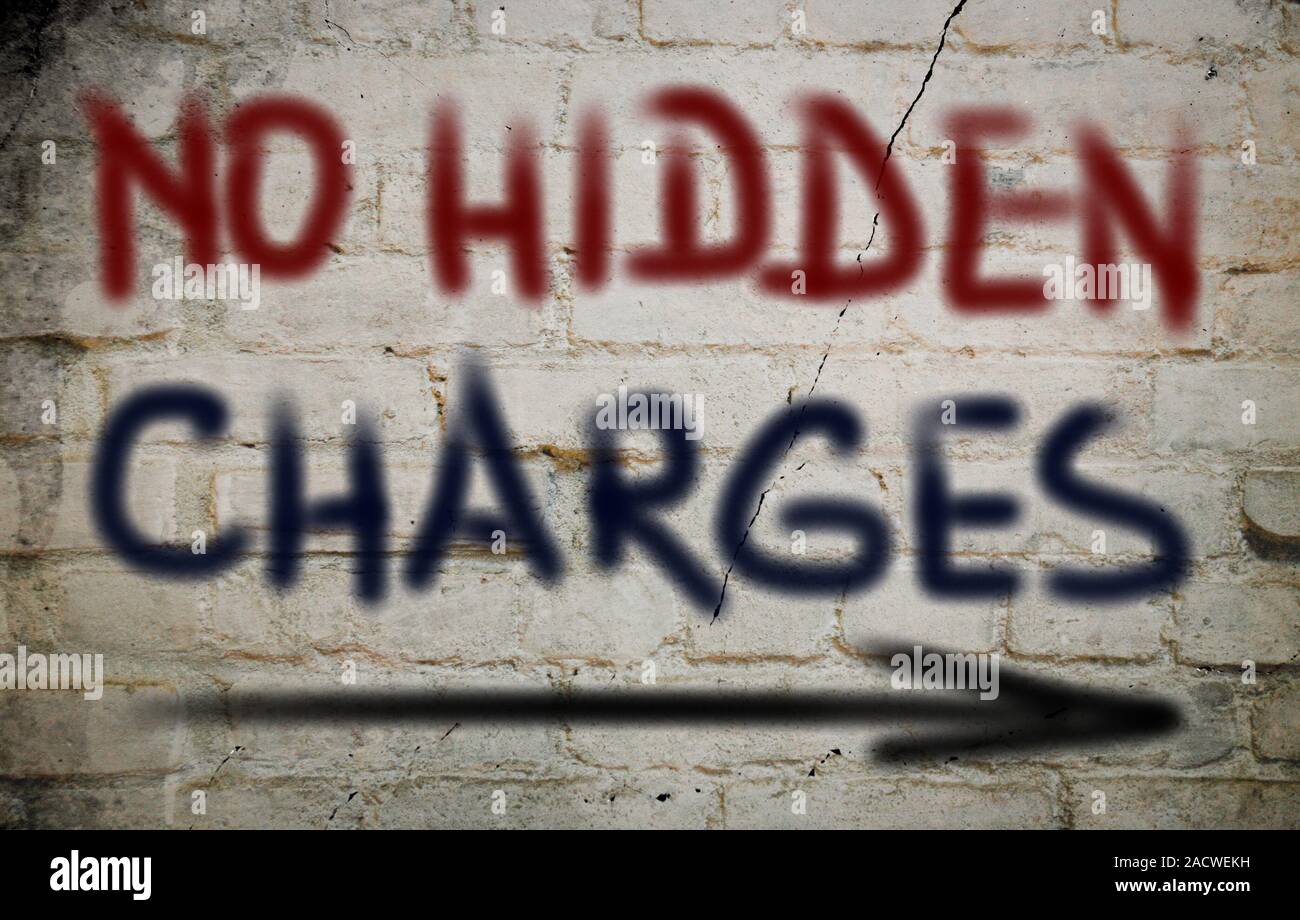 No hidden charges hi-res stock photography and images - Alamy
