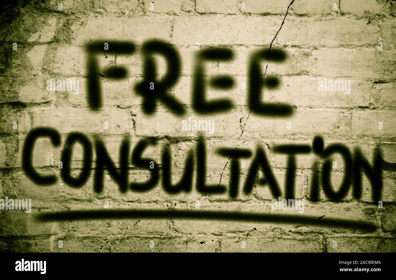 Free Consultation Concept Stock Photo - Alamy
