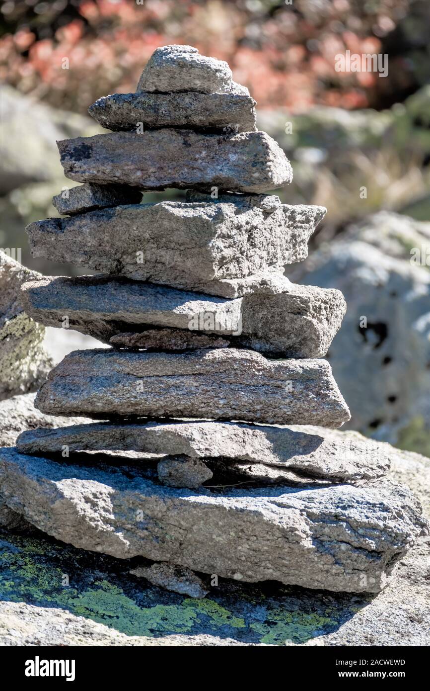 Stones stacked on top of each other Stock Photo - Alamy
