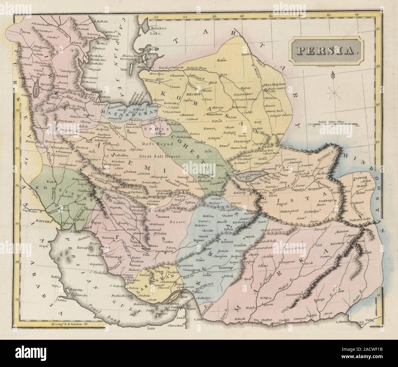 Map of Persia Image taken from A new and elegant general Atlas ...
