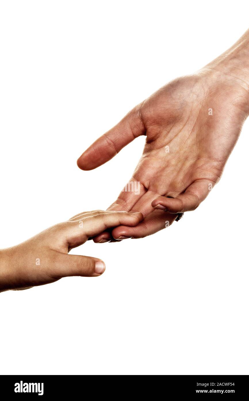 Big hand small hand hi-res stock photography and images - Alamy