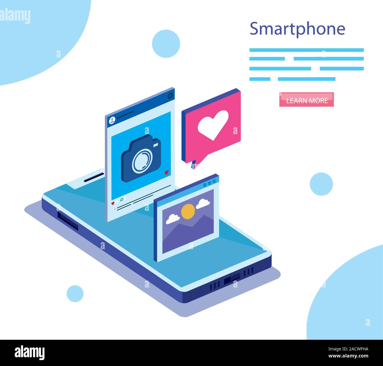 Isometric digital smartphone vector design Stock Vector Image & Art - Alamy