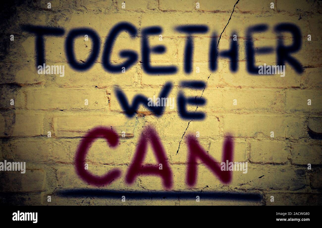 Together We Can Concept Stock Photo - Alamy