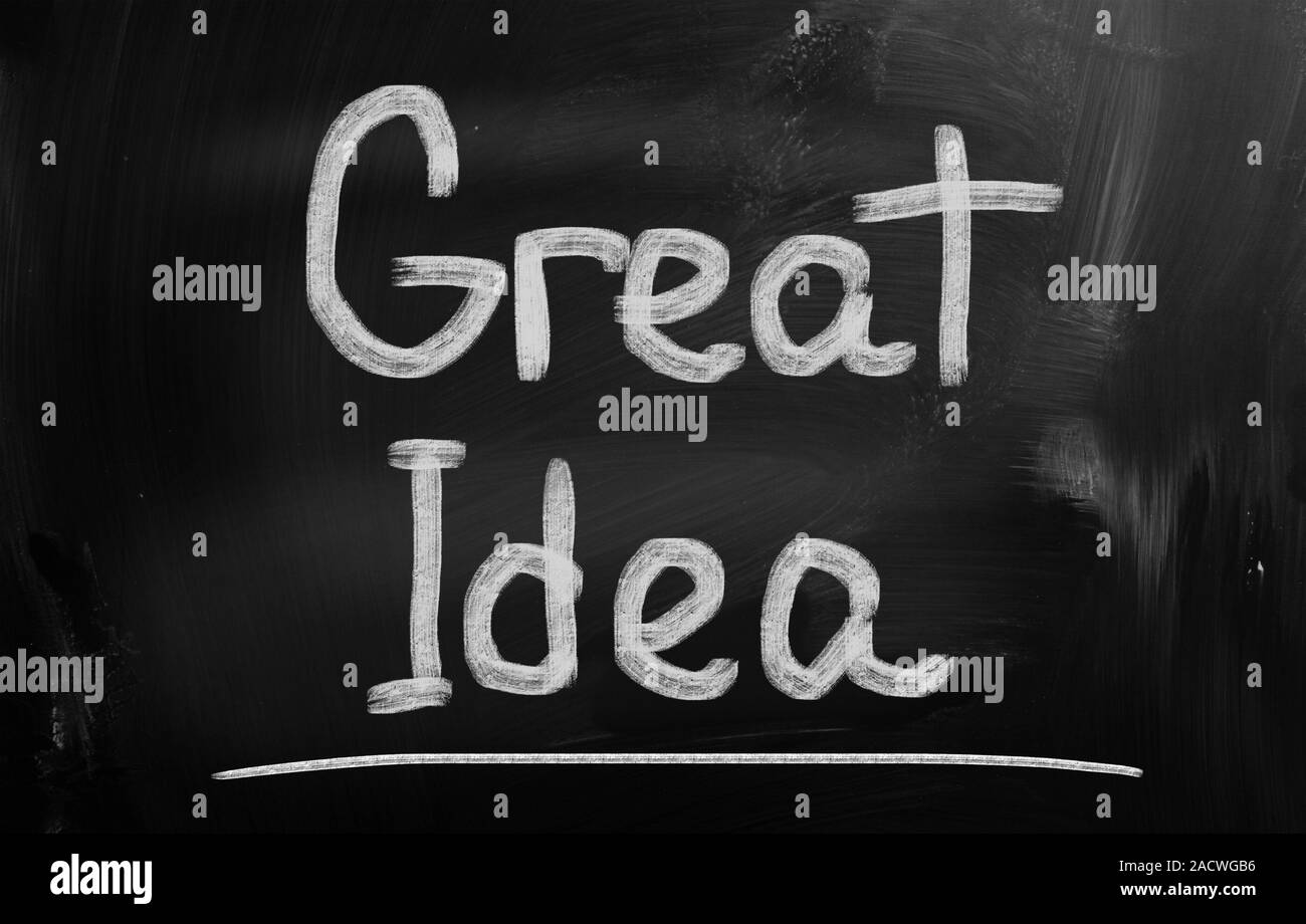 Great Idea Concept Stock Photo - Alamy