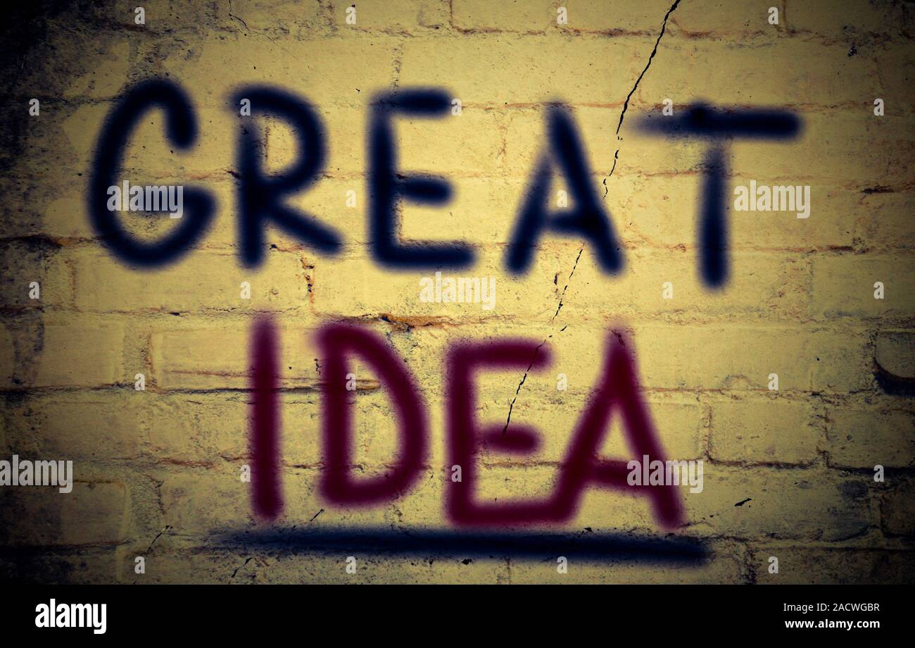 Great Idea Concept Stock Photo - Alamy