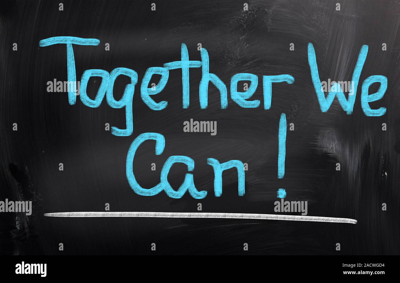 Together We Can Concept Stock Photo - Alamy