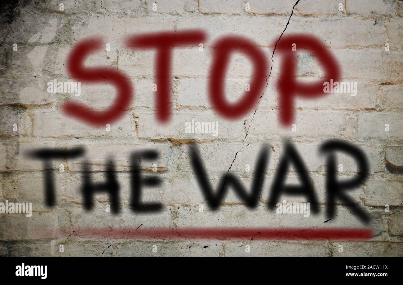 Stop War Concept Stock Photo - Alamy