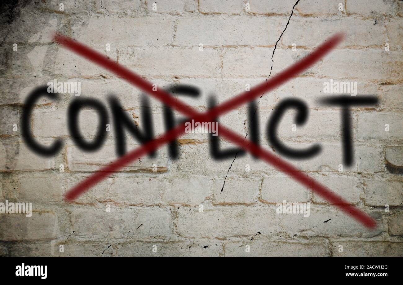 Conflict word hi-res stock photography and images - Alamy