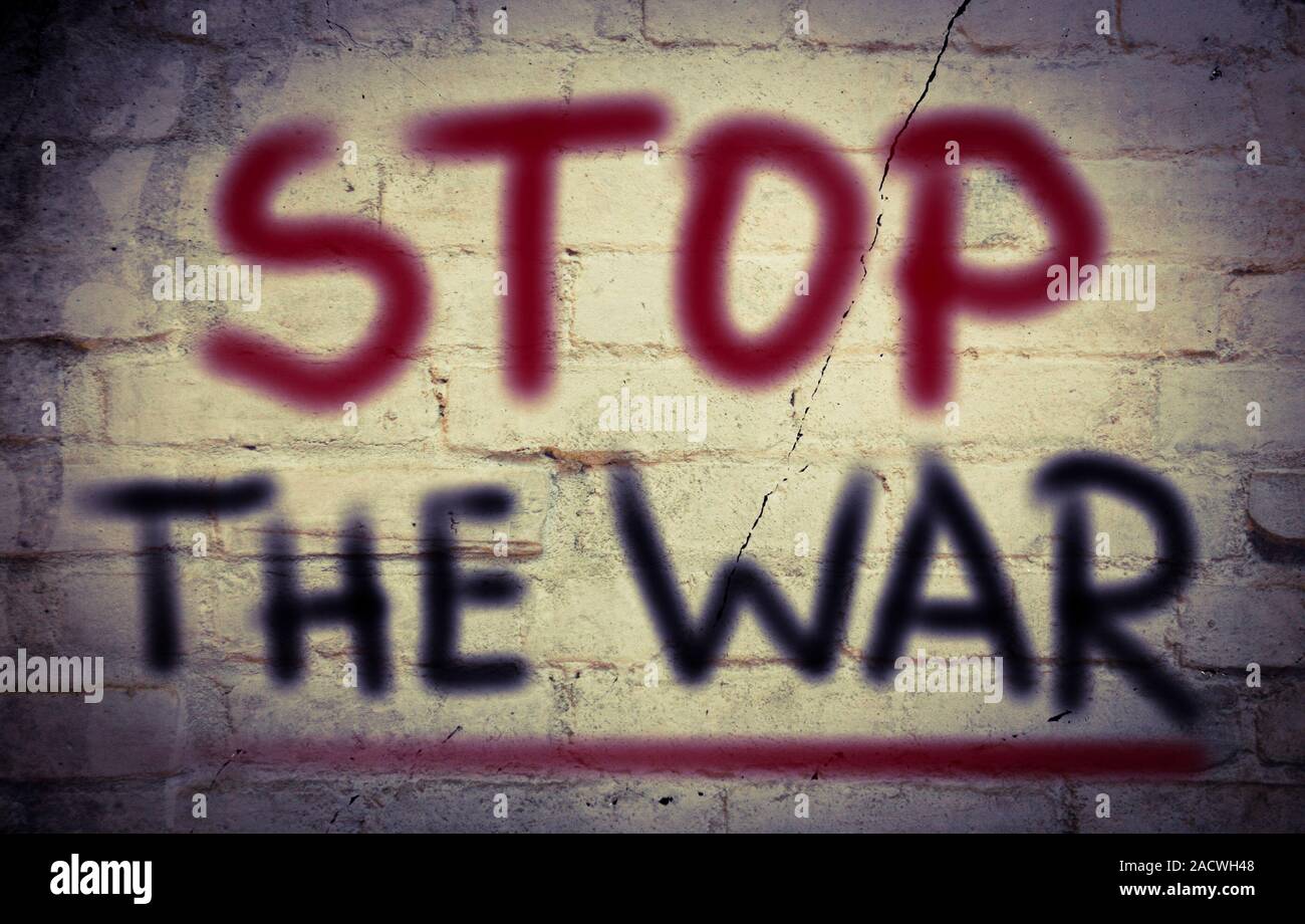 Stop War Concept Stock Photo - Alamy