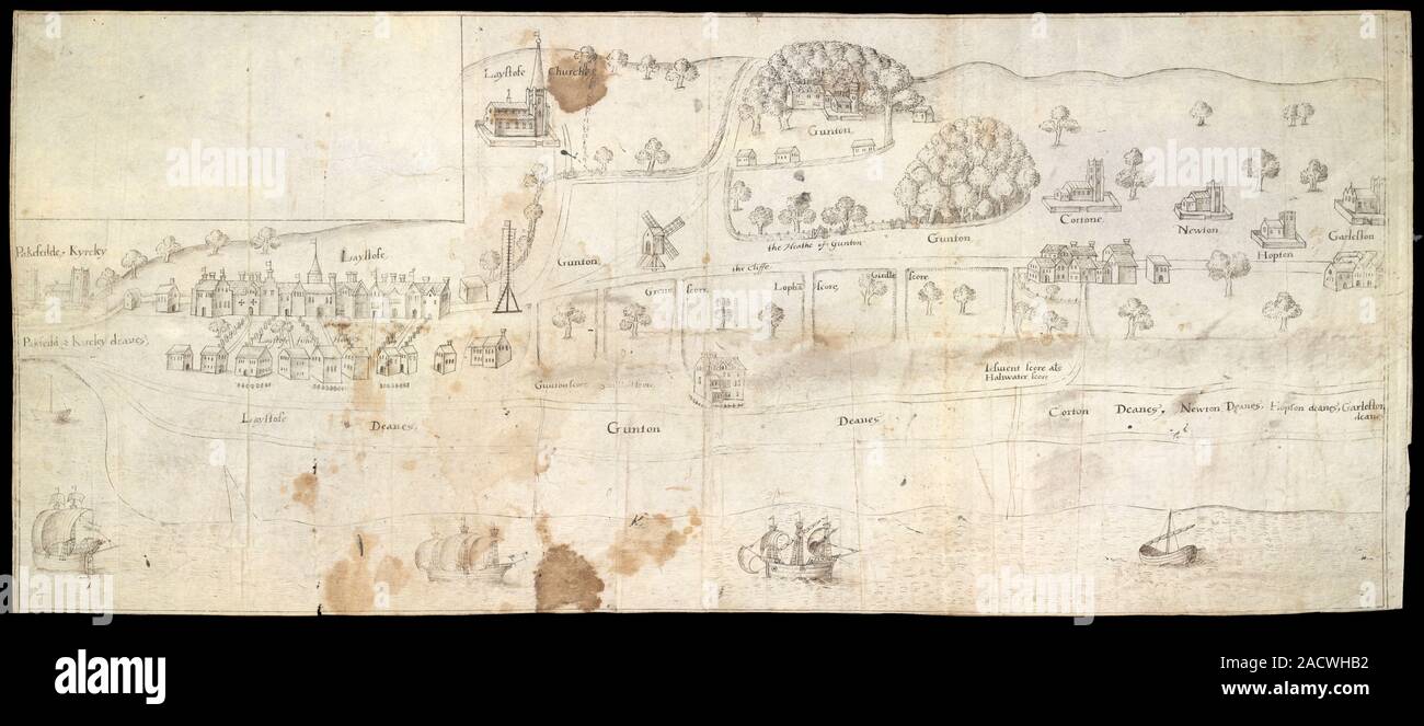 Map of Gunton, Co. Suffolk, Map of Gunton, Co. Suffolk: a map of the ...