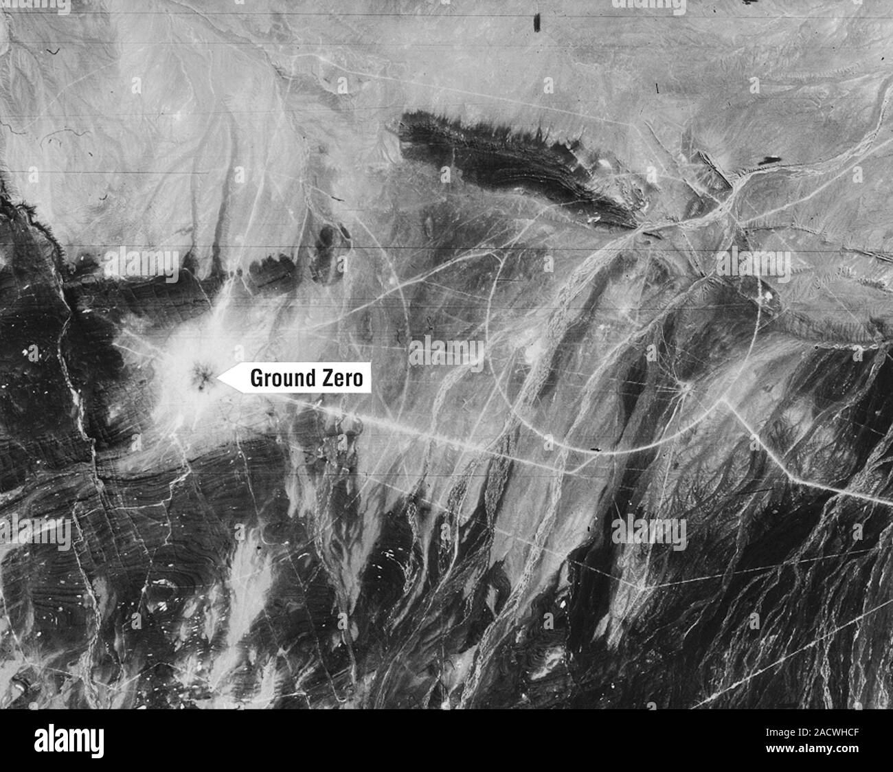 First Chinese nuclear test. Corona satellite image of the first Chinese ...