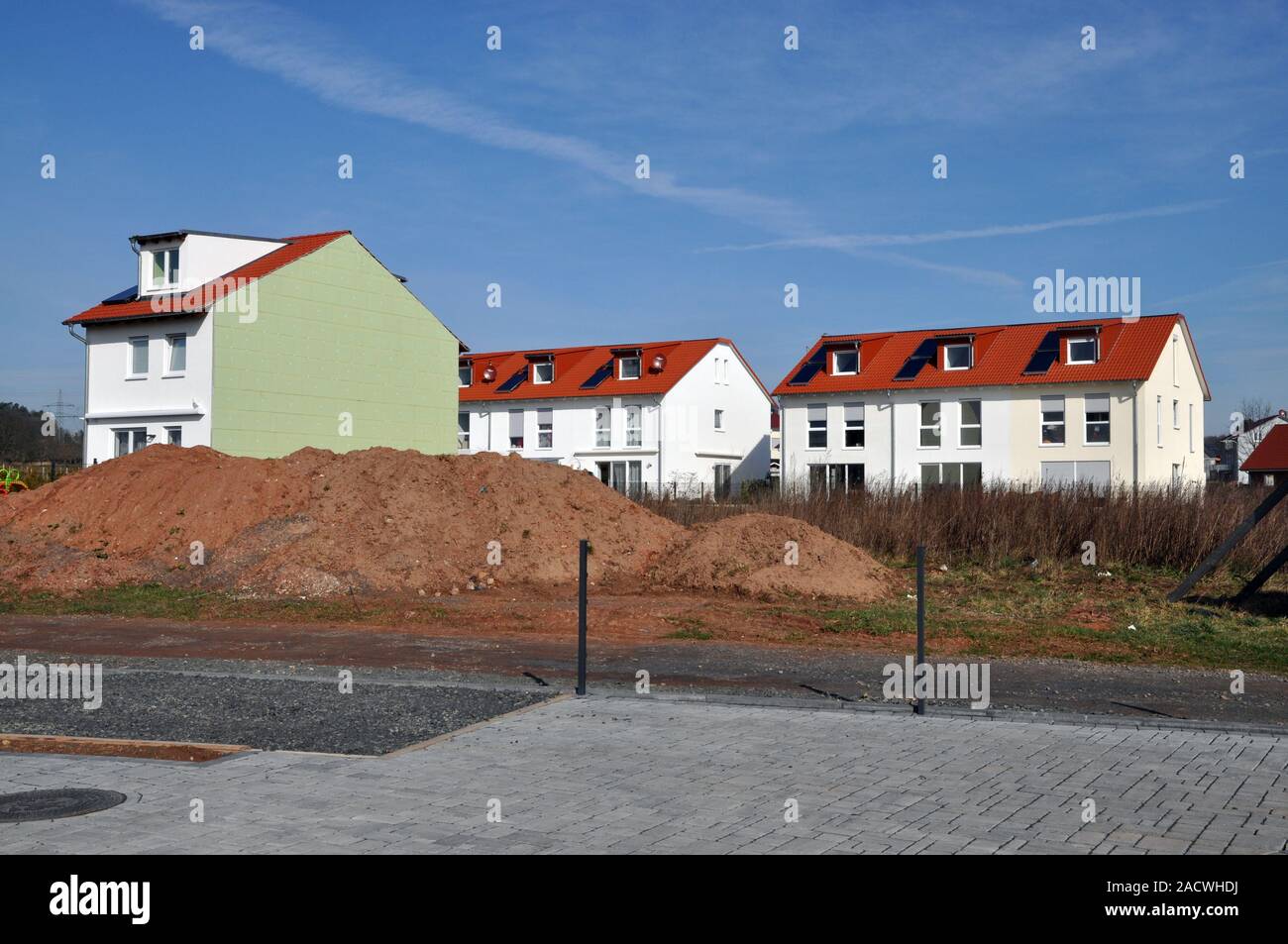 New development area, Germany Stock Photo - Alamy