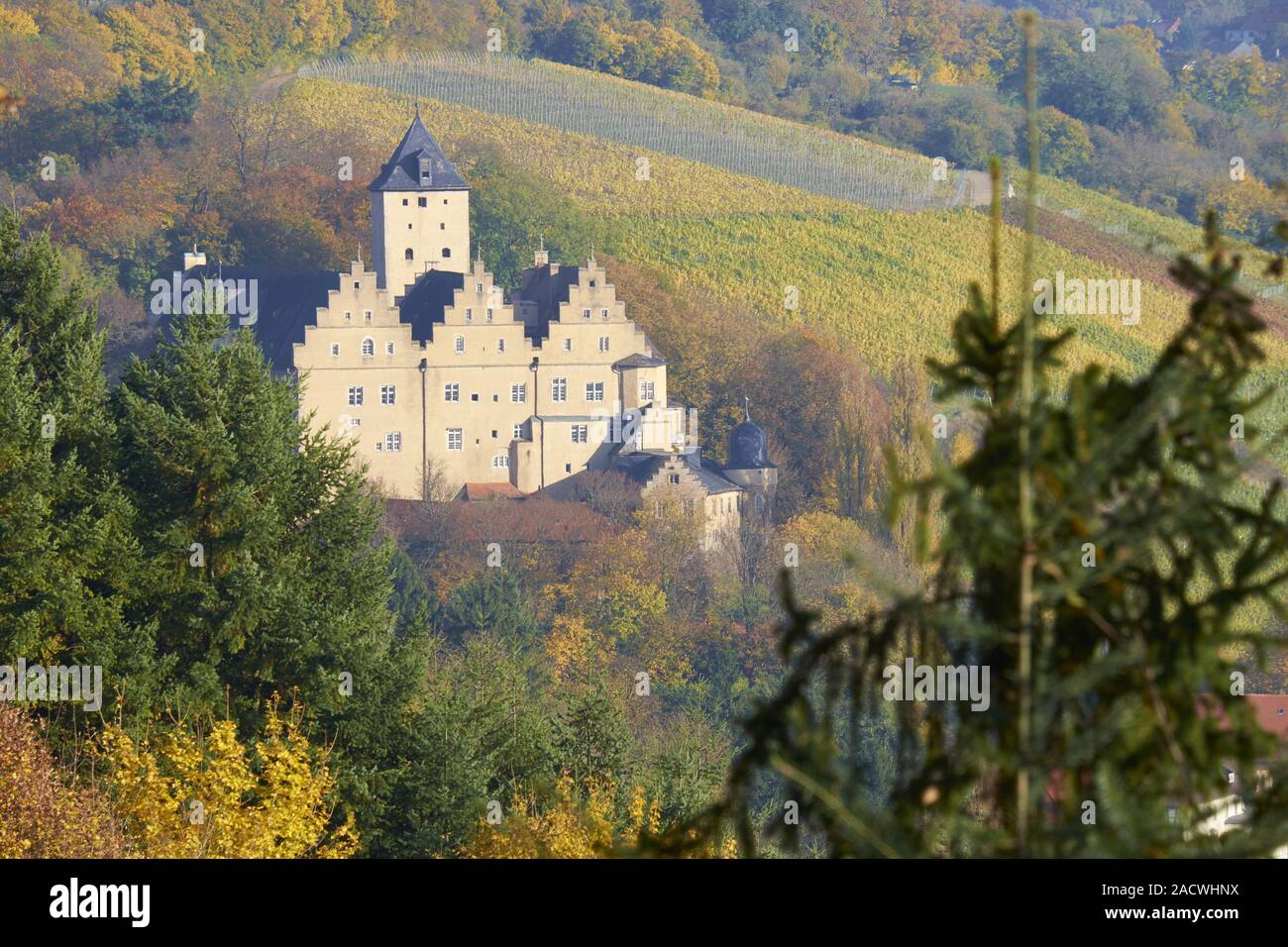 Mainberg Castle, Schweinfurt County, Lower Franconia, Bavaria Stock ...