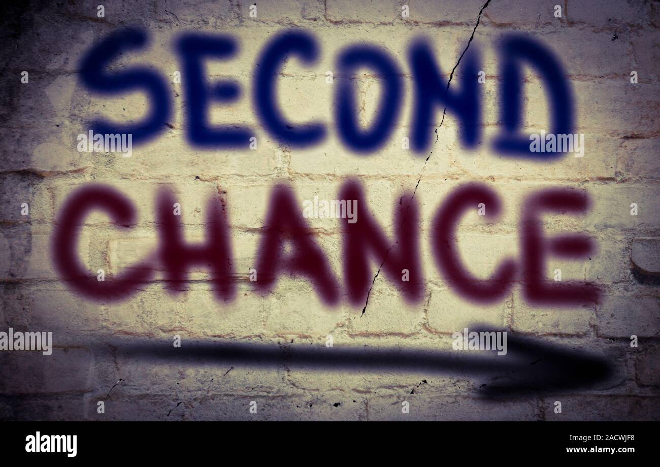 Second Chance Concept Stock Photo - Alamy