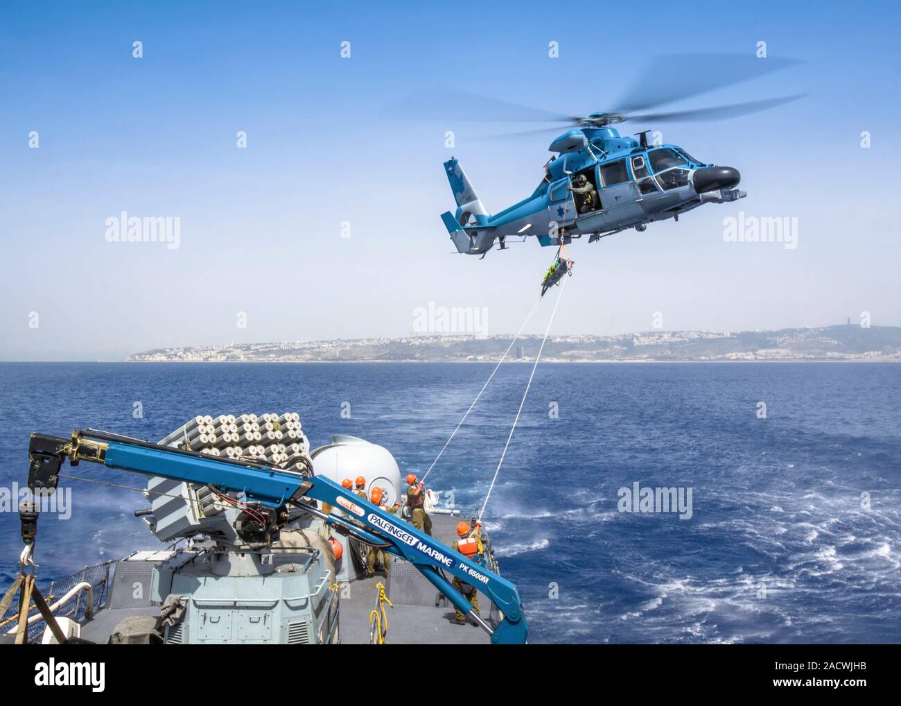 Israeli Air force helicopter, Eurocopter HH-65 Dauphin used by the ...