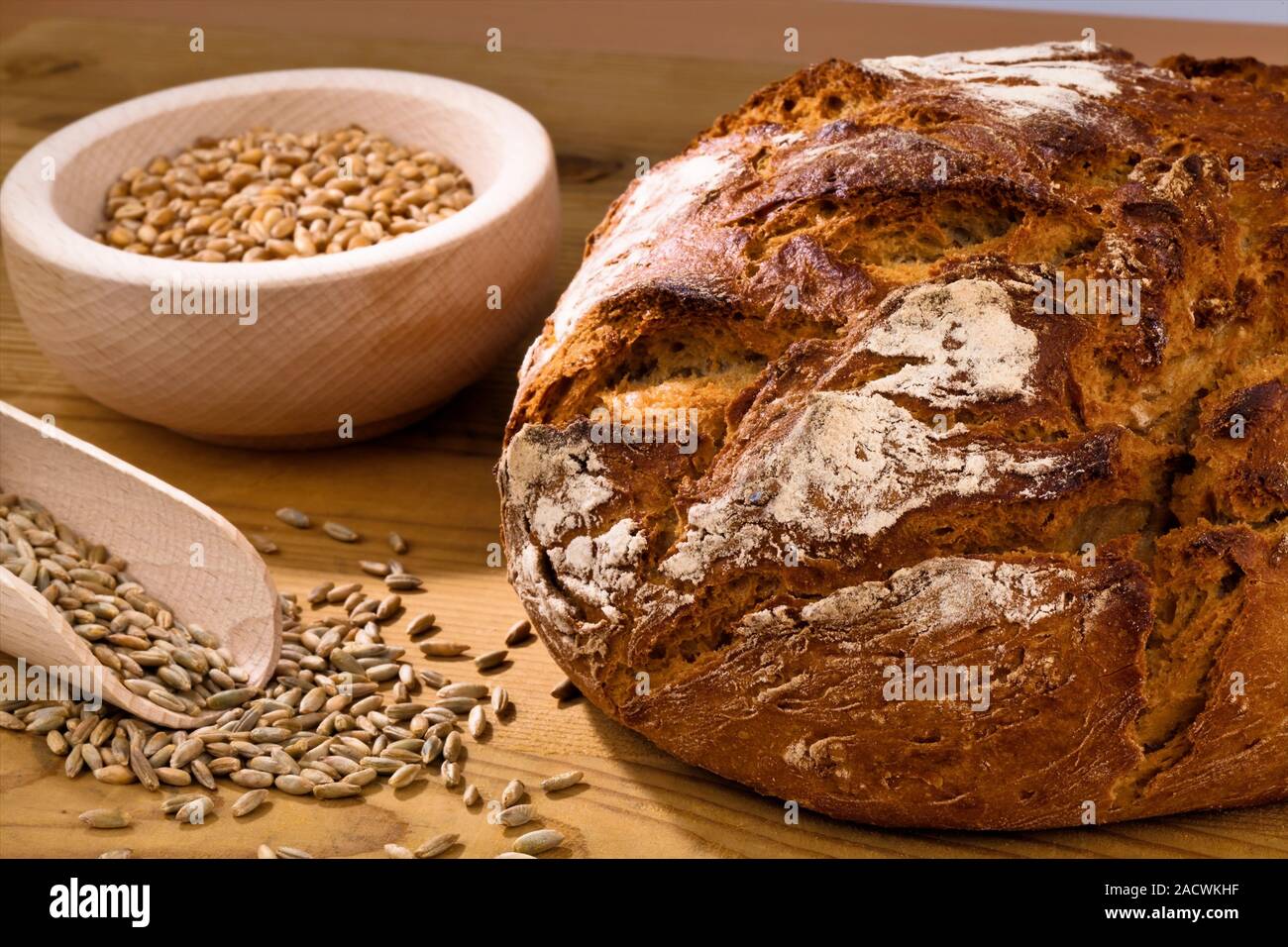 Fresh loaf of bread Stock Photo - Alamy