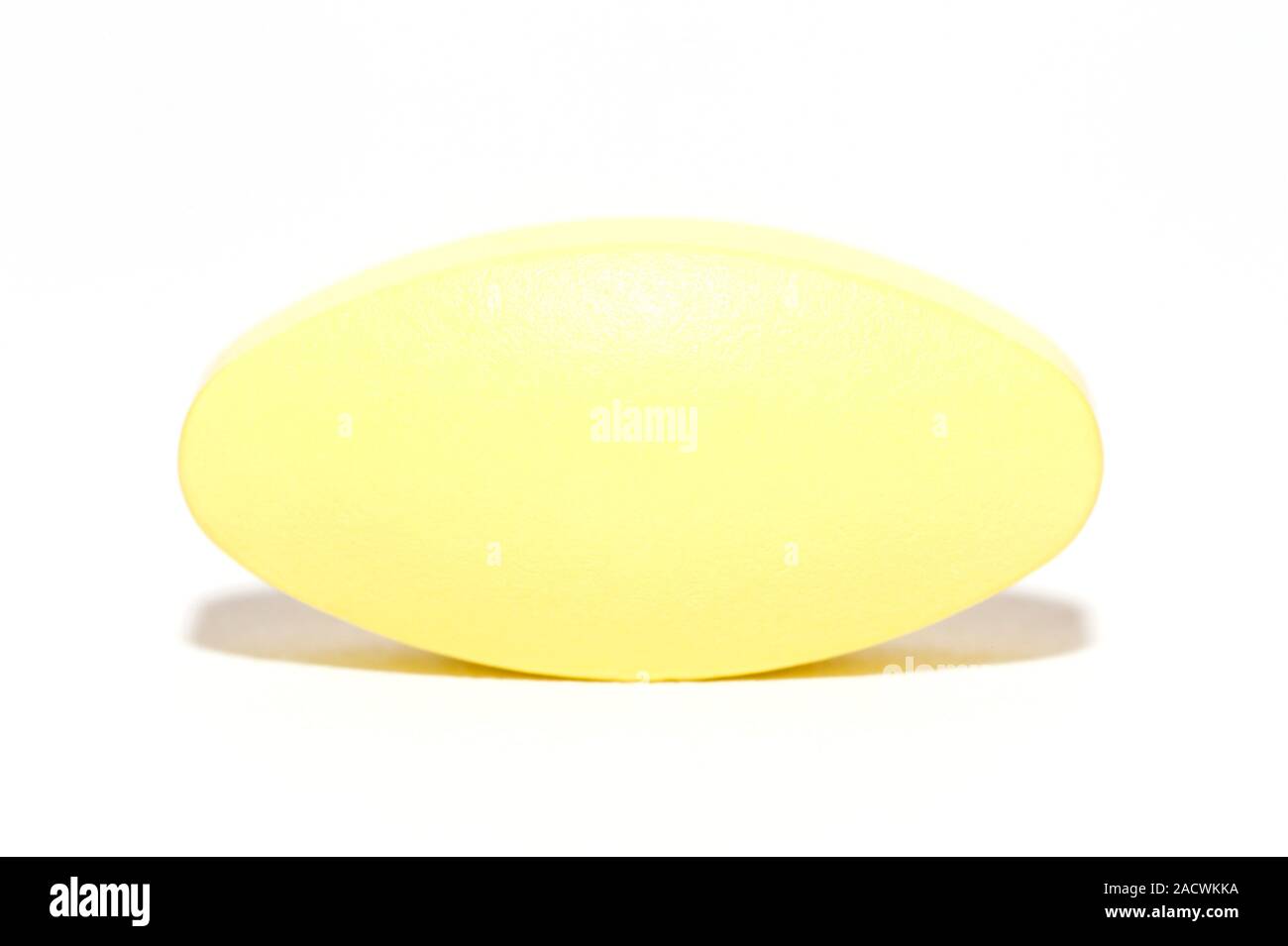 Clarithromycin antibiotic drug. Tablet of the antibiotic drug ...