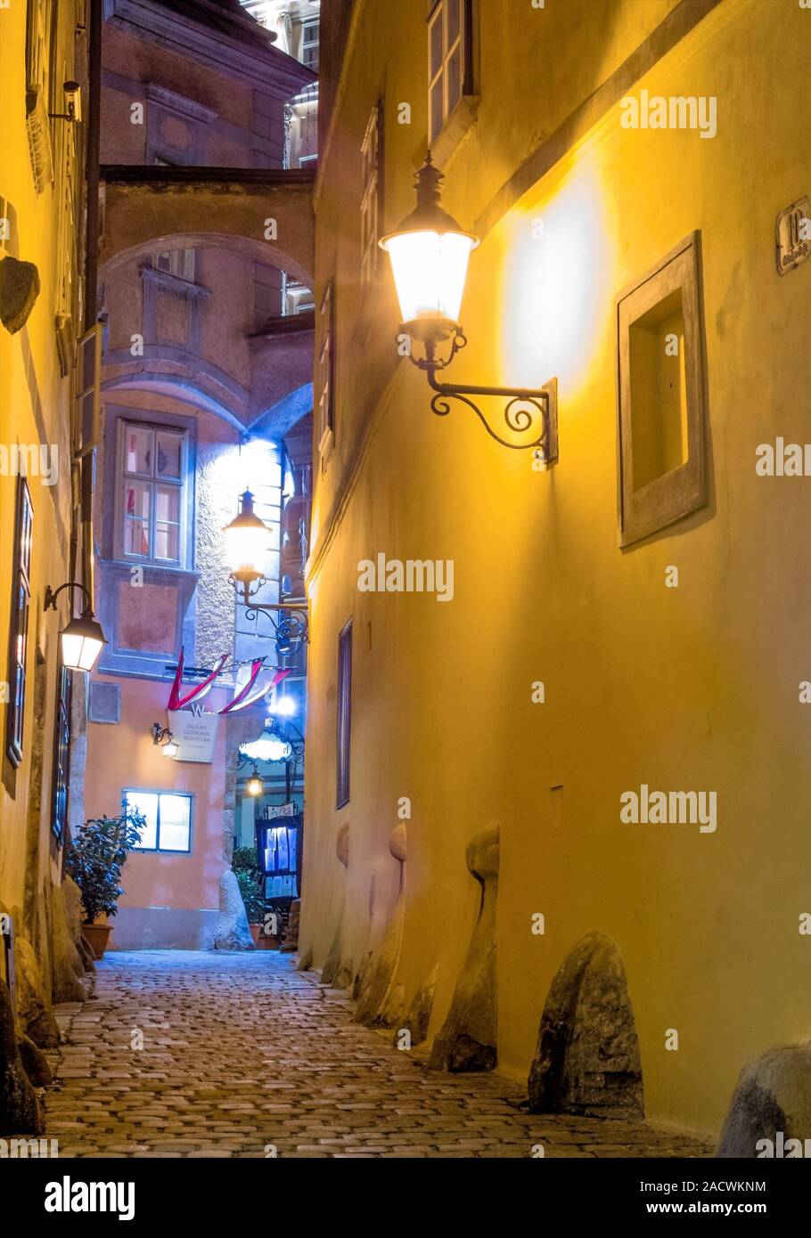 Vienna. Austria. Greek alley Stock Photo - Alamy