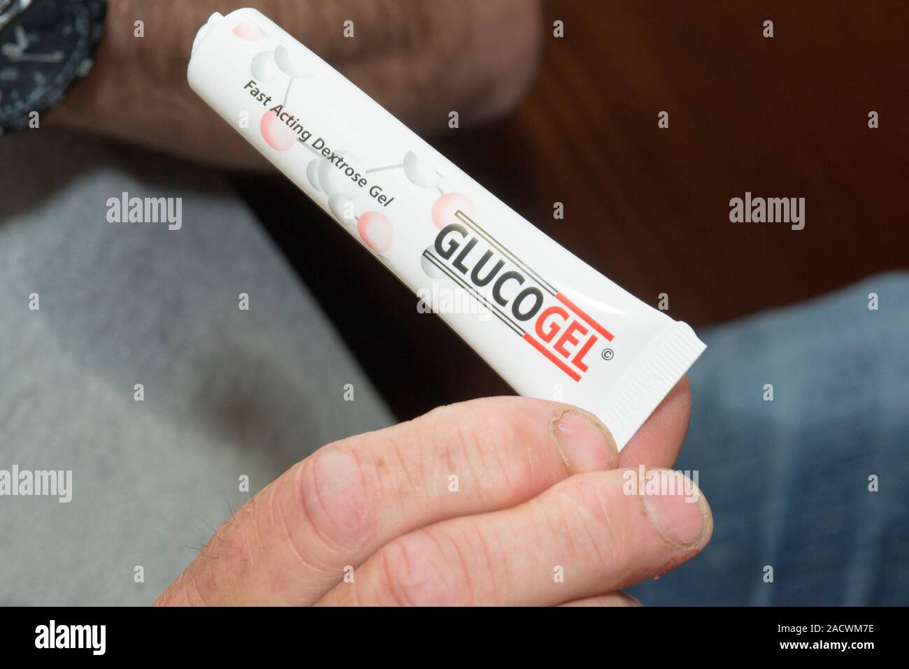 Glucogel. This sugar-rich gel is used to treat hypoglycaemia, or low ...