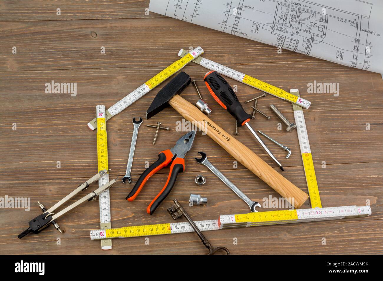 Tools in the workshop Stock Photo - Alamy