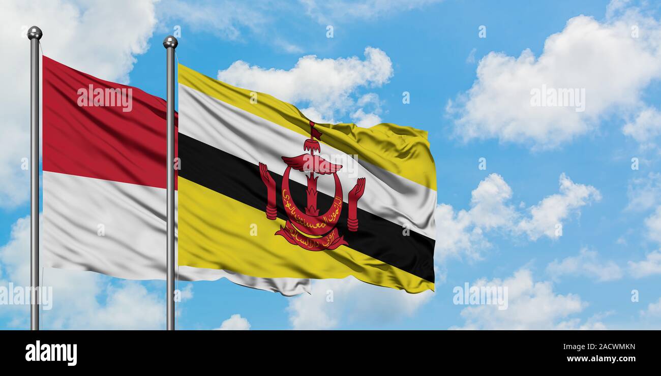 Brunei monaco flag hi-res stock photography and images - Alamy