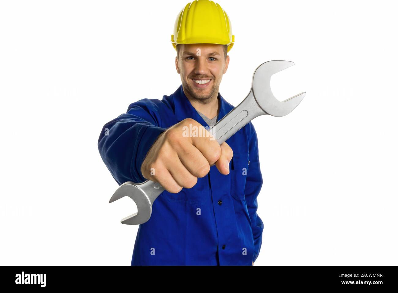 Craftsman with tools Stock Photo - Alamy