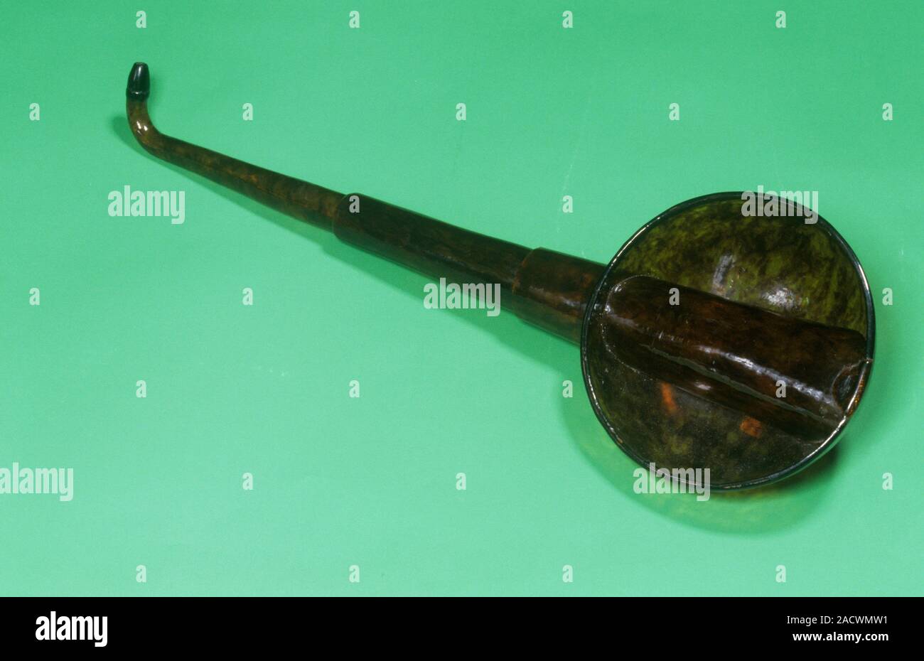 Banjo style extendable ear trumpet. Ear trumpets were used to aid those ...