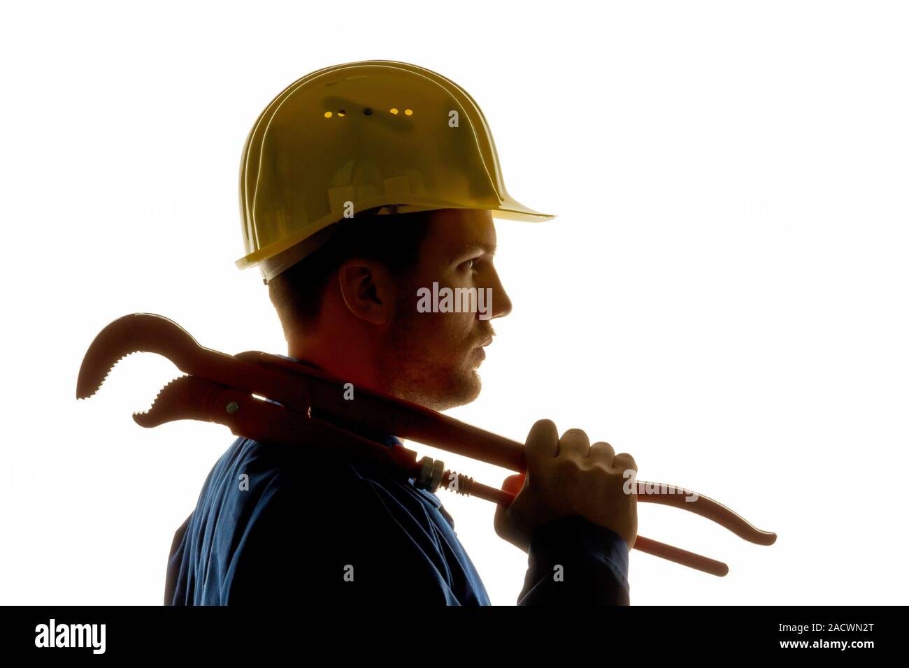 Craftsman with tools Stock Photo - Alamy
